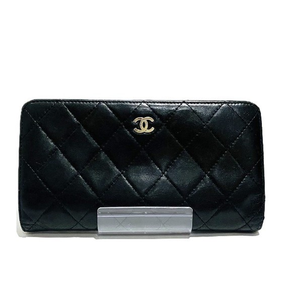 CHANEL | Accessories | Chanel Matelasse Coco Mark Long Wallet For Women ...